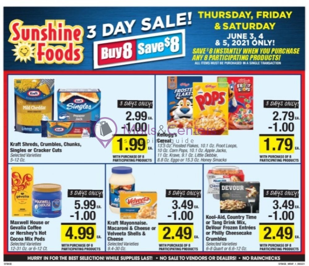 Sunshine Foods Weekly Ad - sales & flyers specials - MallsCenters
