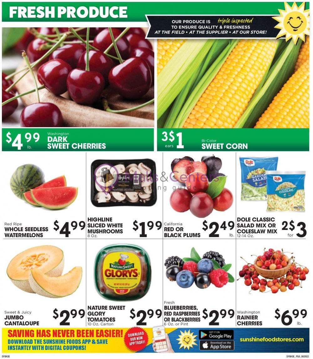Sunshine Foods Weekly Ad - sales & flyers specials - MallsCenters