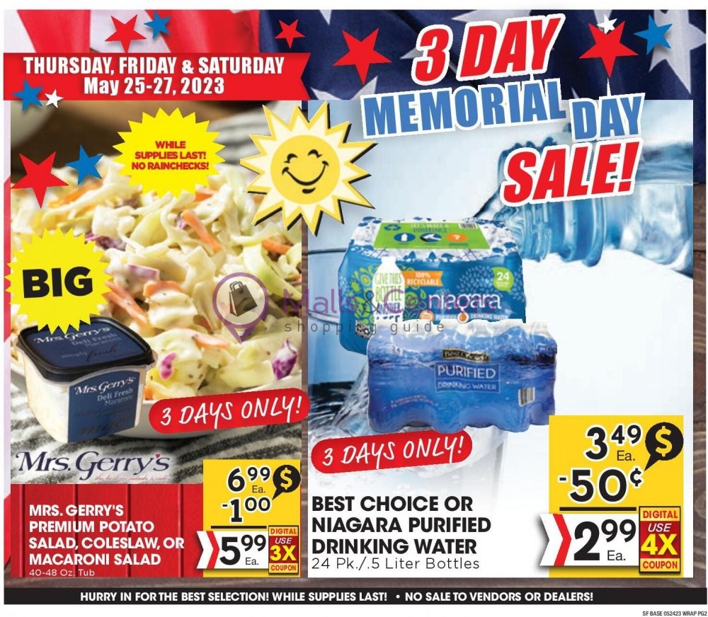 Sunshine Foods Weekly ad valid from 05/24/2023 to 05/30/2023 - MallsCenters