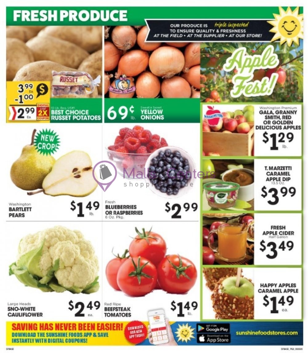 Sunshine Foods Weekly Ad - sales & flyers specials - MallsCenters