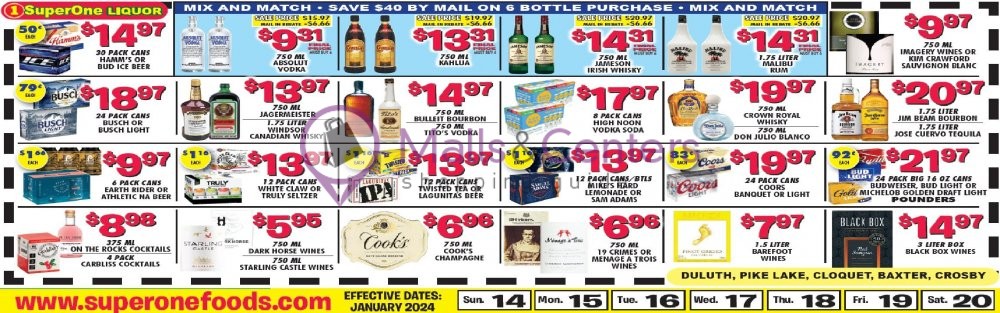Super One Foods Weekly Ad, from Sun, 1/14/2024 - sales & flyers ...