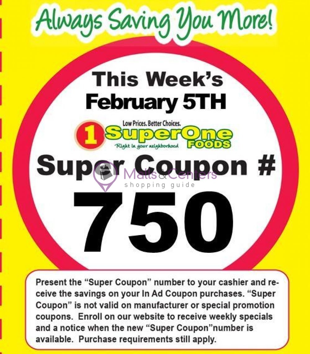 Super One Foods Weekly Ad - sales & flyers specials - MallsCenters
