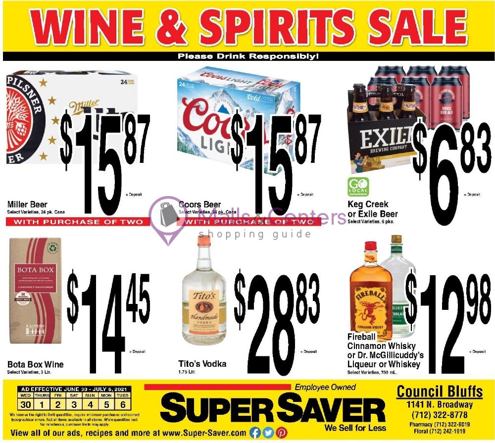 Super Saver Weekly Ad - sales & flyers specials - MallsCenters