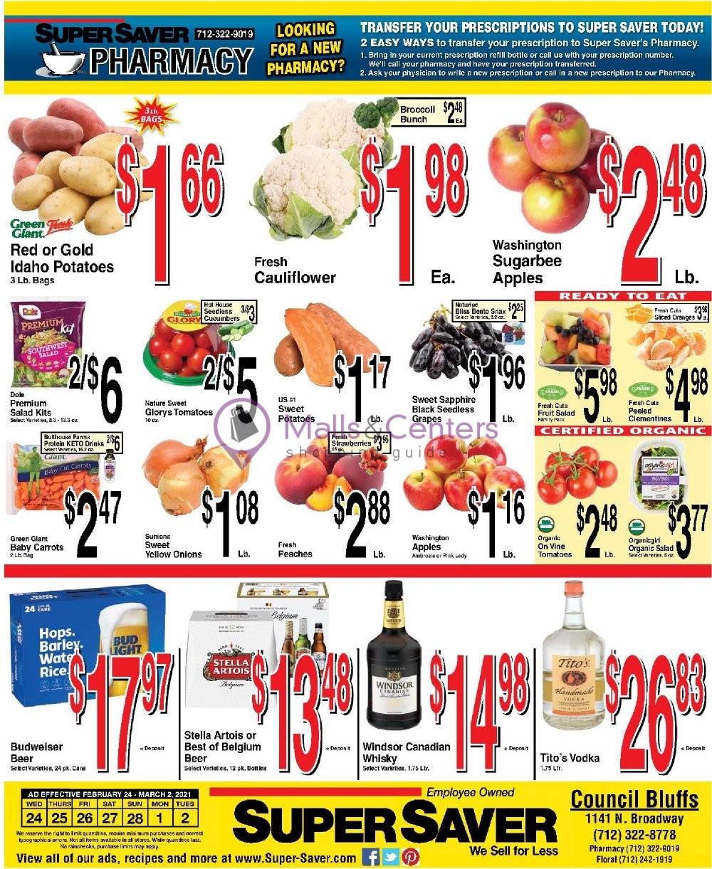 Super Saver Weekly Ad - sales & flyers specials - MallsCenters