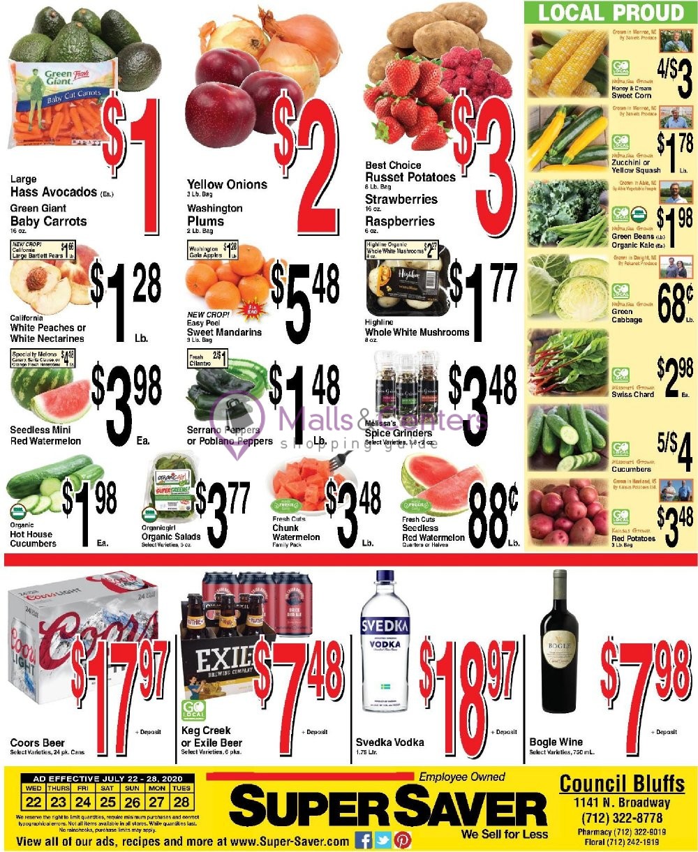 Super Saver Weekly Ad - sales & flyers specials - MallsCenters
