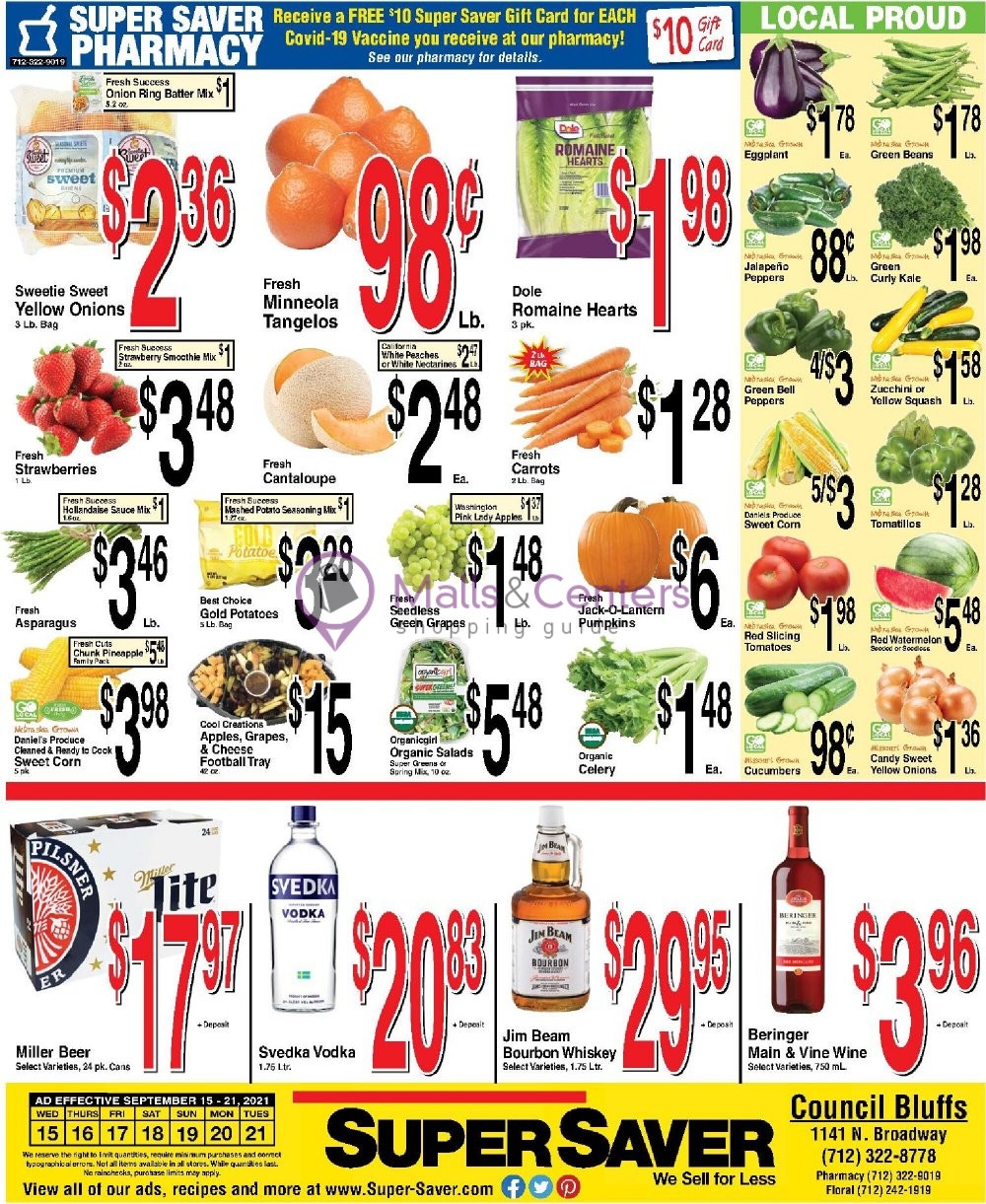 Super Saver Weekly Ad - sales & flyers specials - MallsCenters