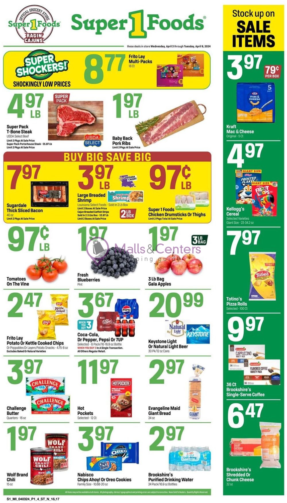 Super1Foods Weekly Ad, from Wed, 4/3/2024 - sales & flyers specials ...