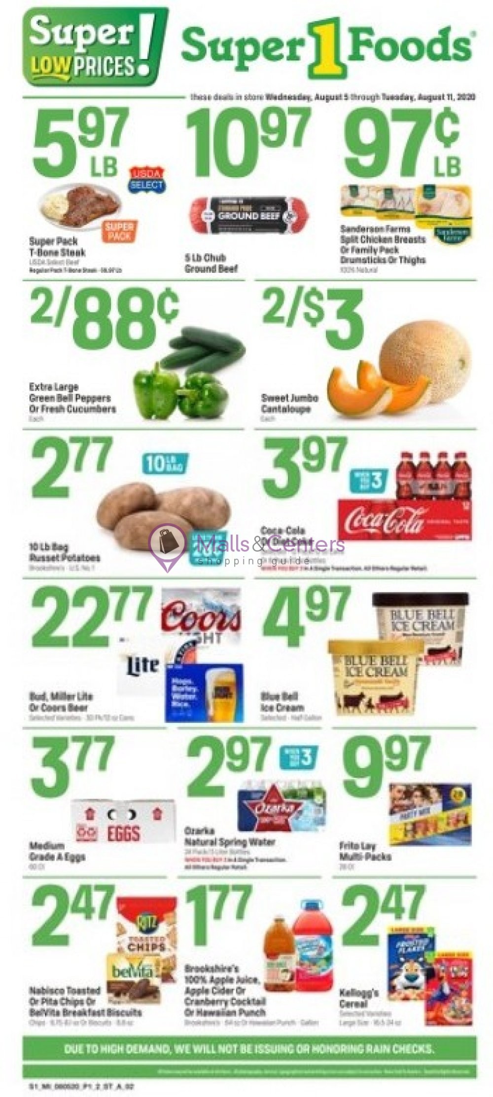 Super1Foods Weekly Ad - sales & flyers specials - MallsCenters