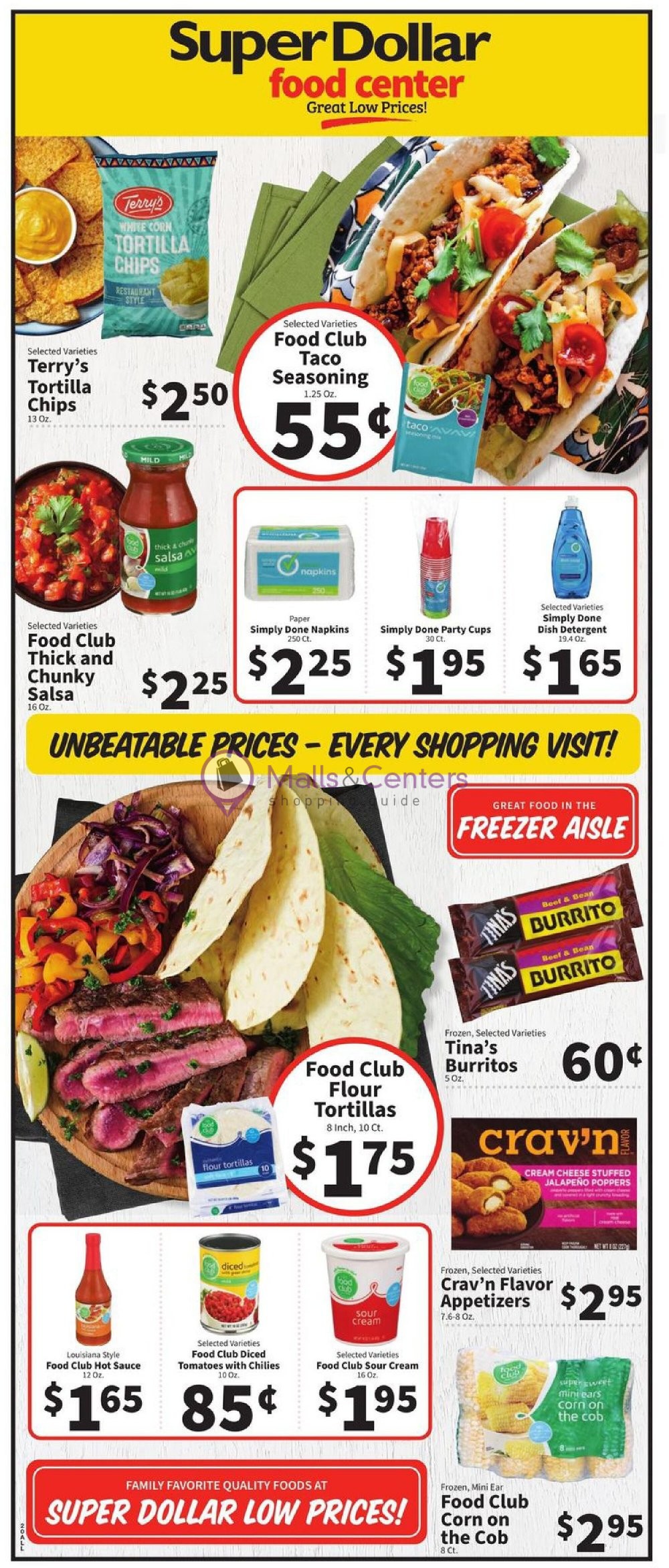 SuperDollar Food Center Weekly Ad - sales & flyers specials - MallsCenters