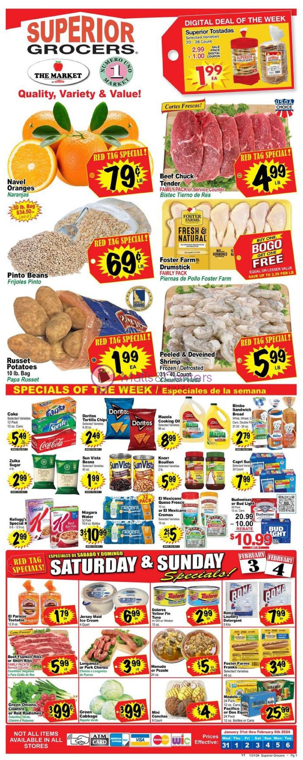 Superior Grocers Weekly Ad, from Wed, 1/31/2024 - sales & flyers ...