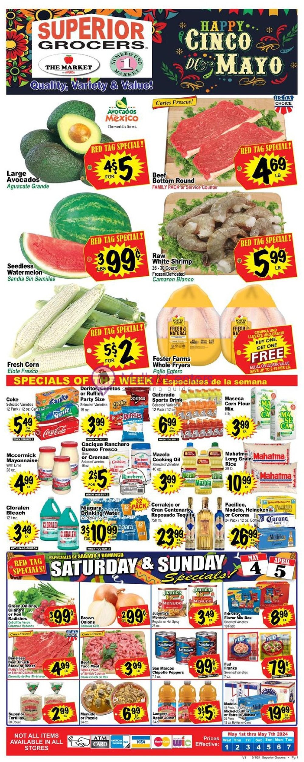 Superior Grocers Weekly ad valid from 05/01/2024 to 05/07/2024 ...