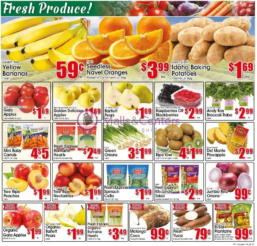Supremo Food Market Weekly Ad - sales & flyers specials - MallsCenters