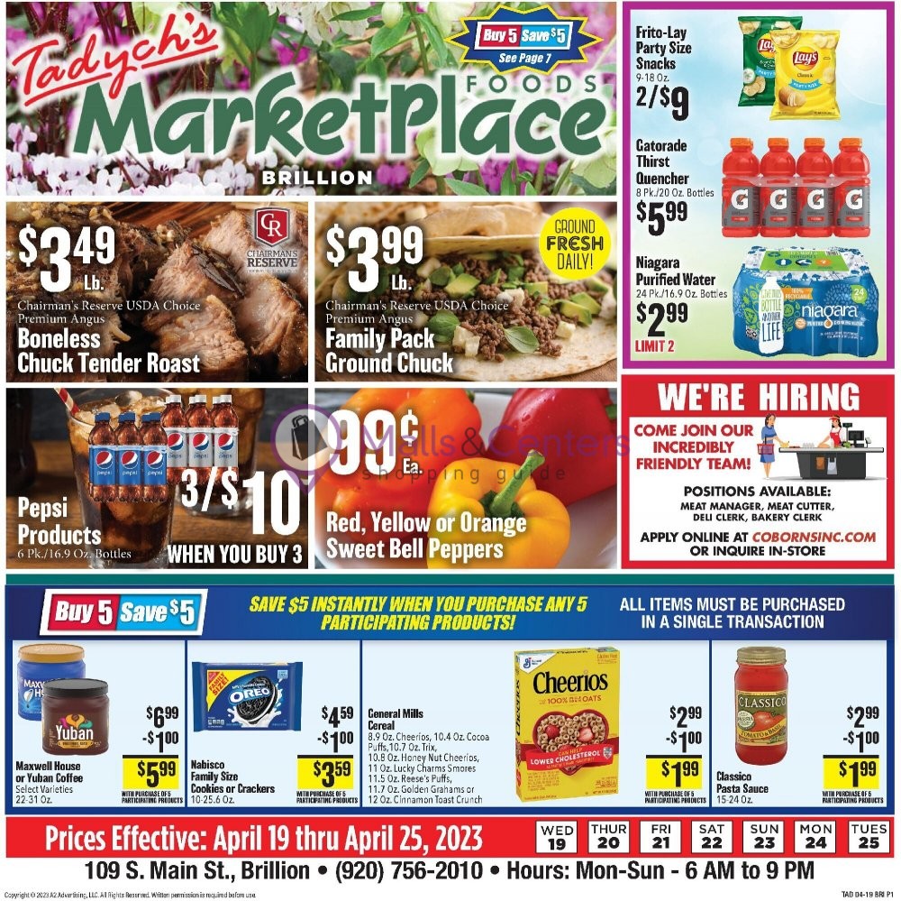Tadych’s Weekly Ad - sales & flyers specials - MallsCenters