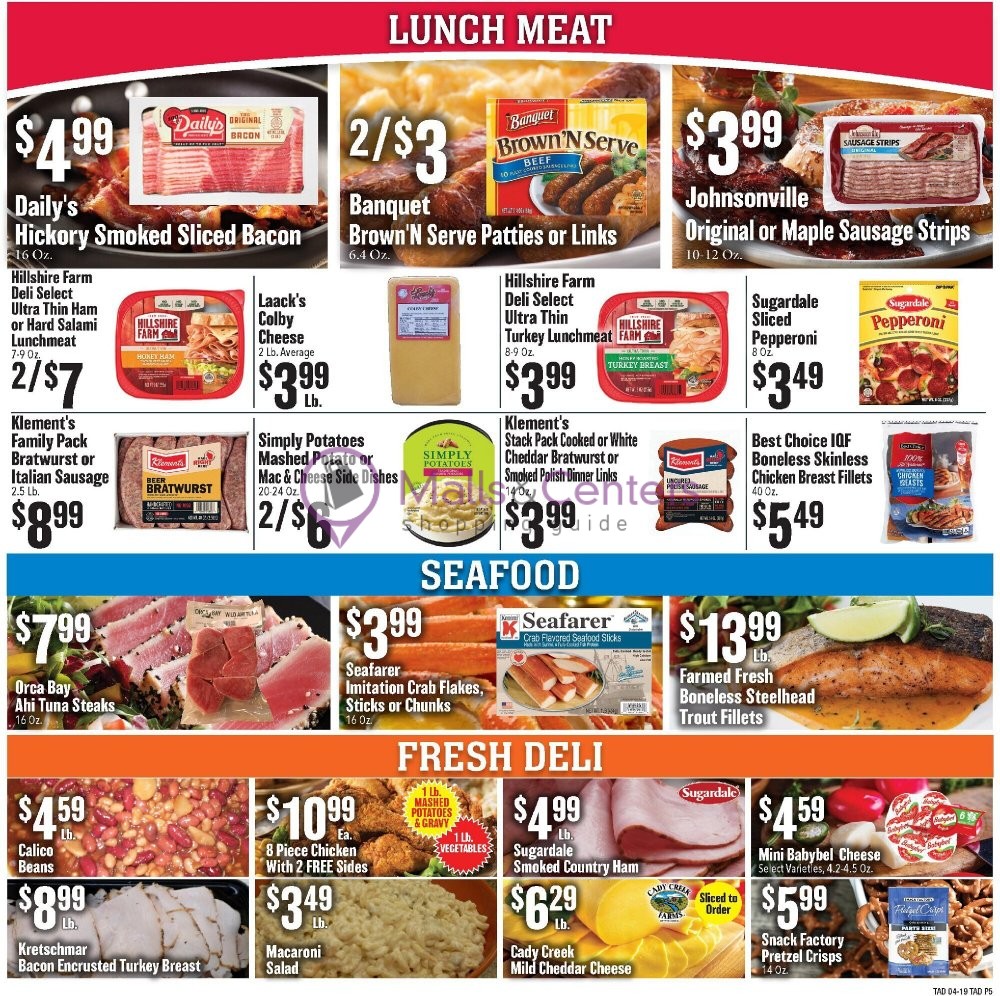 Tadych’s Weekly Ad - sales & flyers specials - MallsCenters