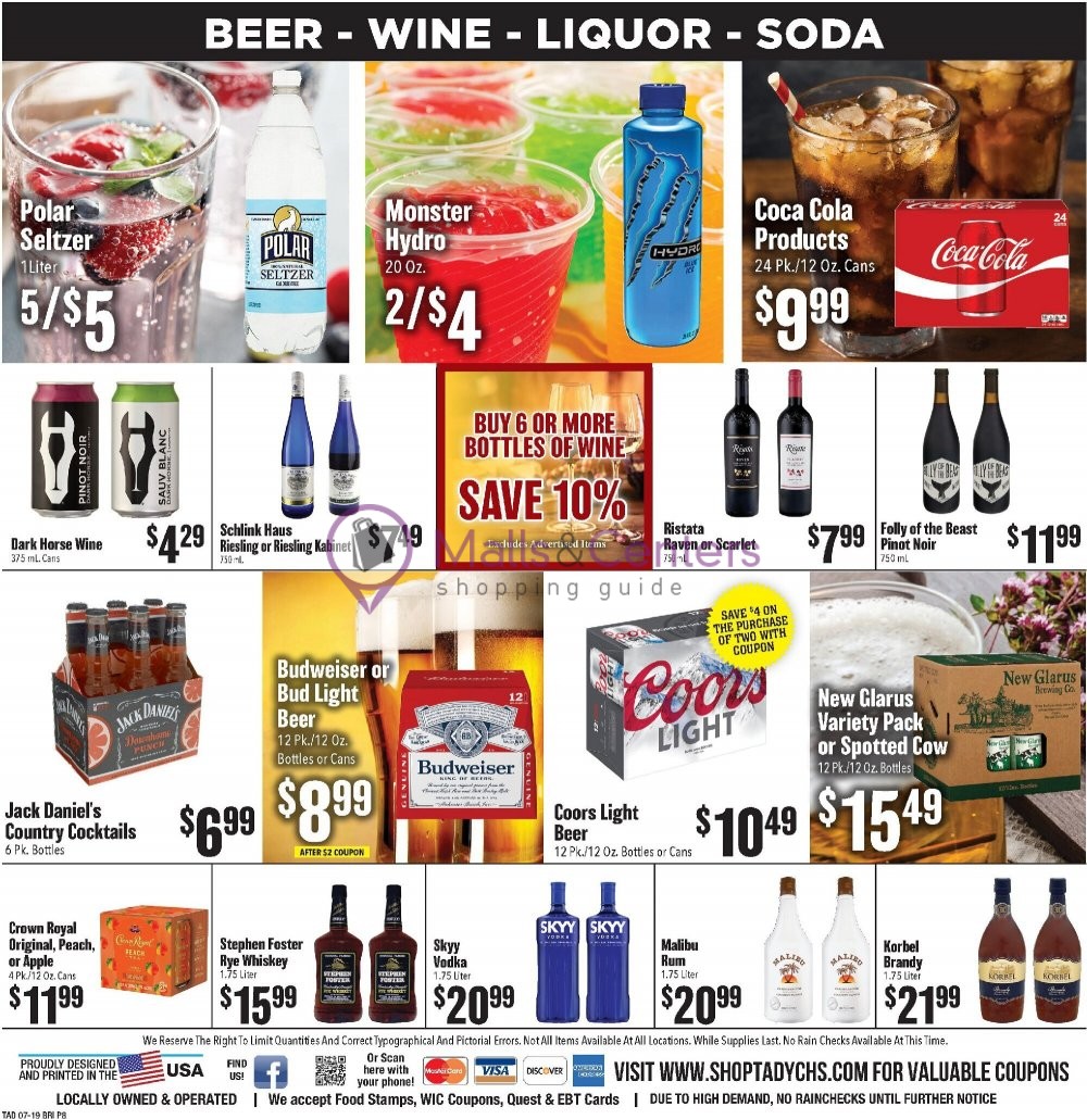 Tadych’s Weekly Ad - sales & flyers specials - MallsCenters
