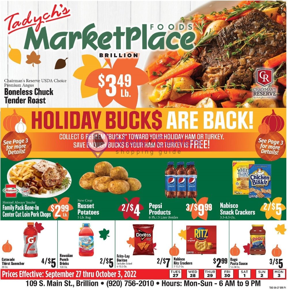 Tadych’s Weekly Ad - sales & flyers specials - MallsCenters