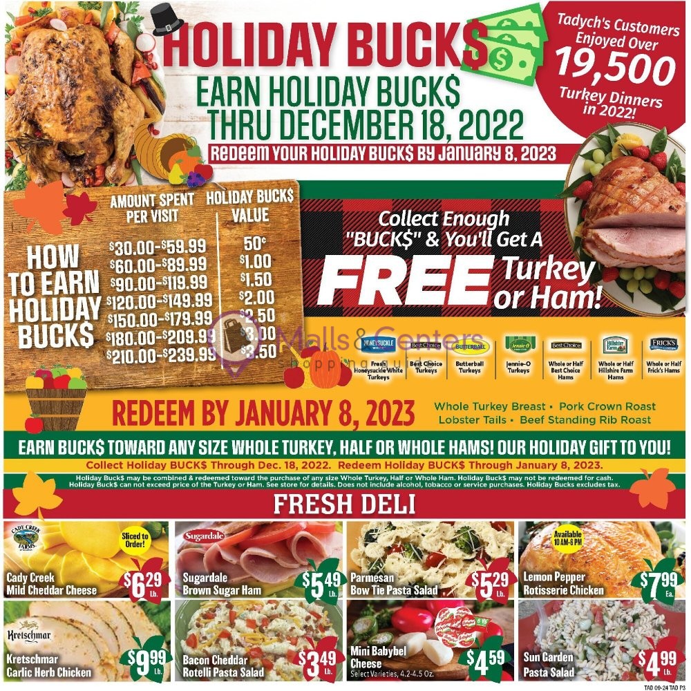 Tadych’s Weekly Ad - sales & flyers specials - MallsCenters