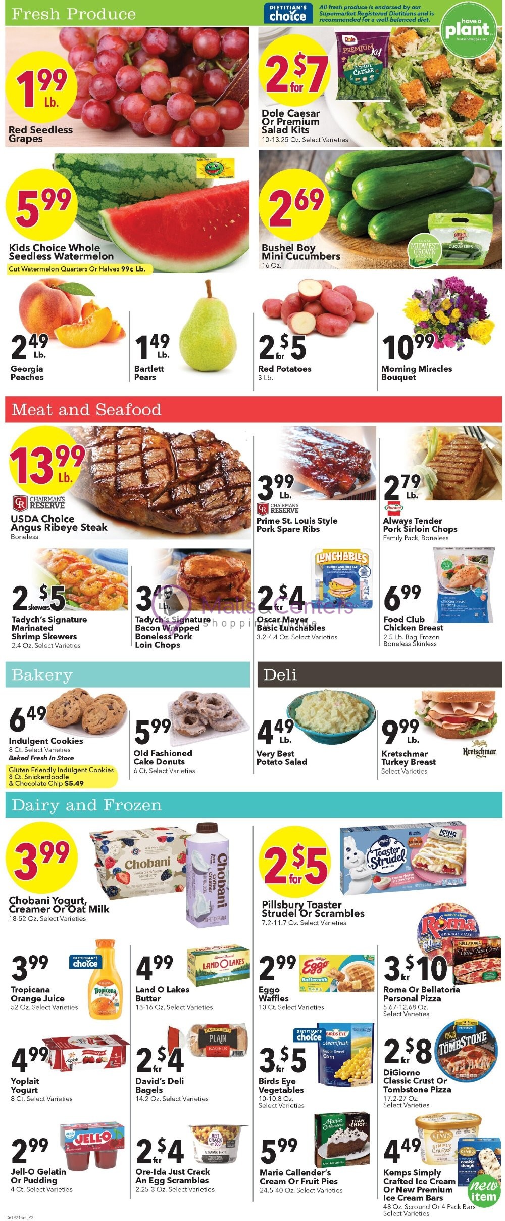 Tadych’s Weekly ad valid from 06/19/2024 to 06/25/2024 - MallsCenters