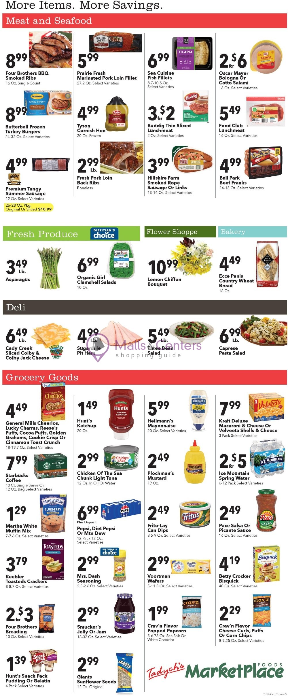 Tadych’s Weekly ad valid from 06/19/2024 to 06/25/2024 - MallsCenters
