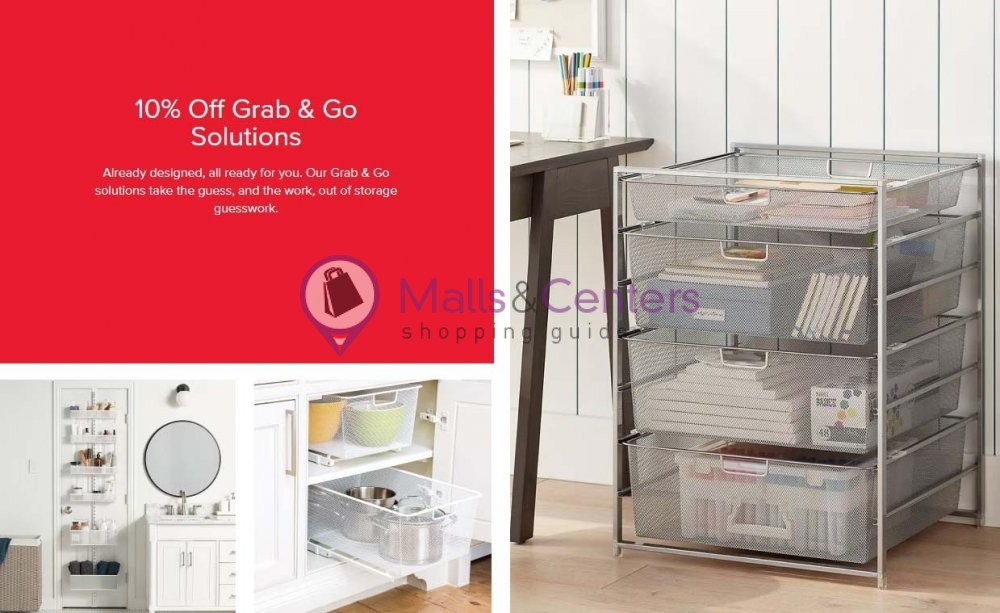 The Container Store Weekly Ad - sales & flyers specials - MallsCenters