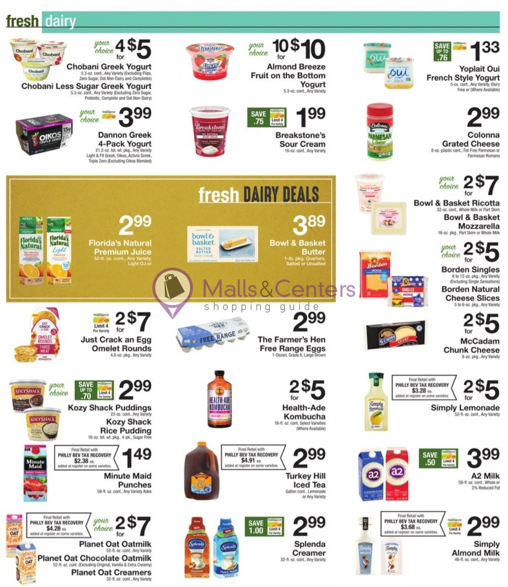 The Fresh Grocer Weekly Ad - sales & flyers specials - MallsCenters