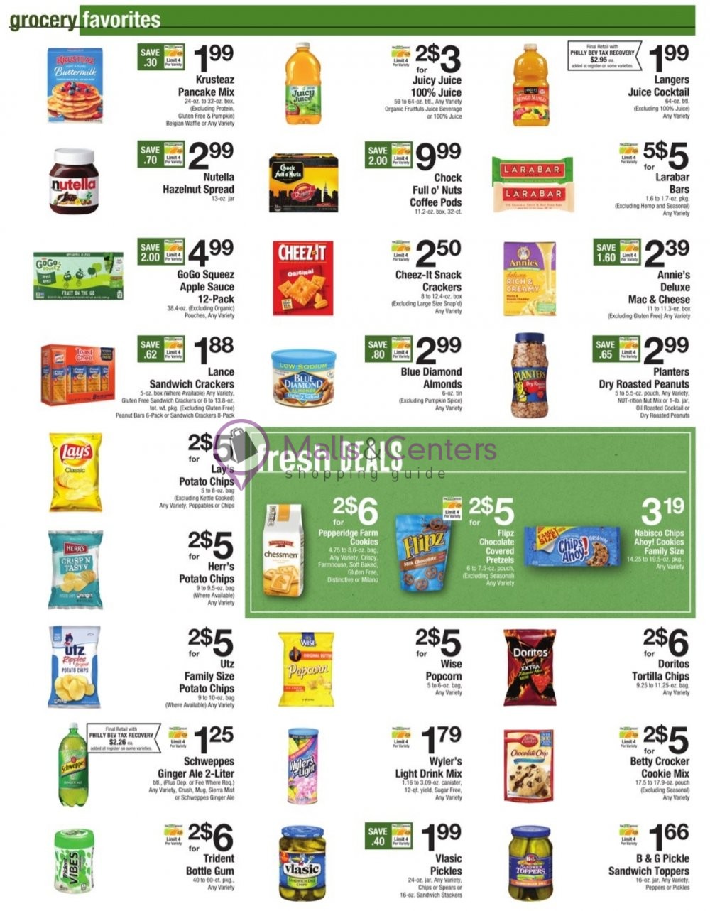 The Fresh Grocer Weekly Ad - sales & flyers specials - MallsCenters