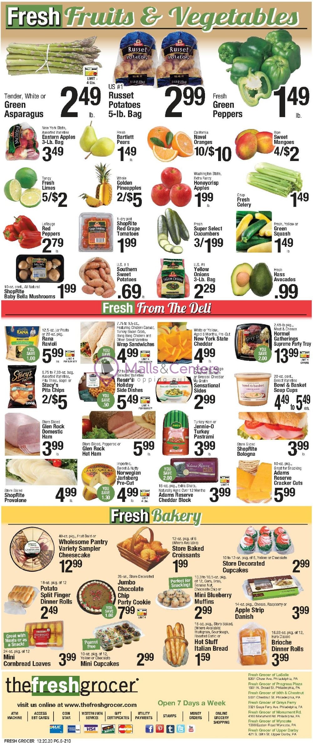 The Fresh Grocer Weekly Ad - sales & flyers specials - MallsCenters