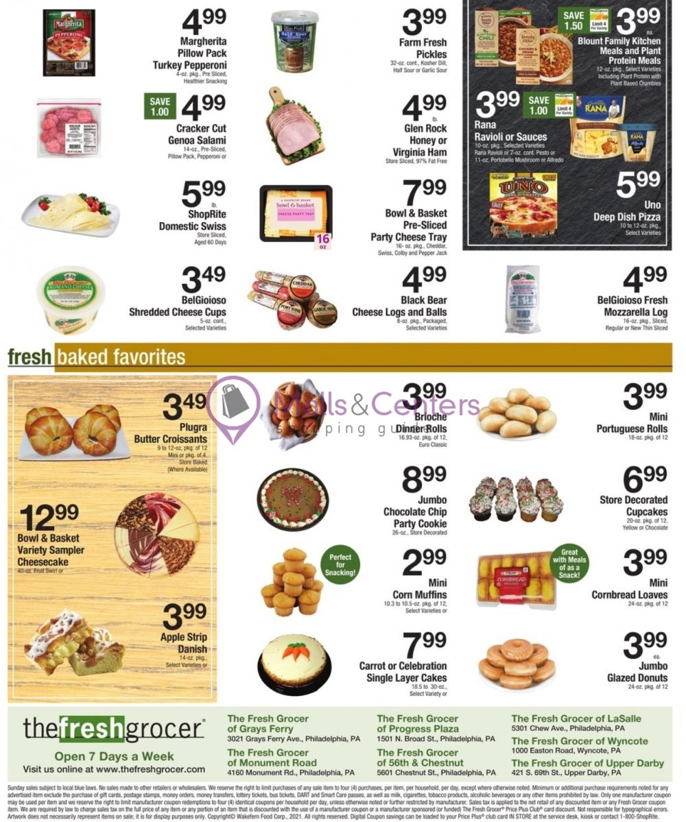 The Fresh Grocer Weekly Ad - sales & flyers specials - MallsCenters