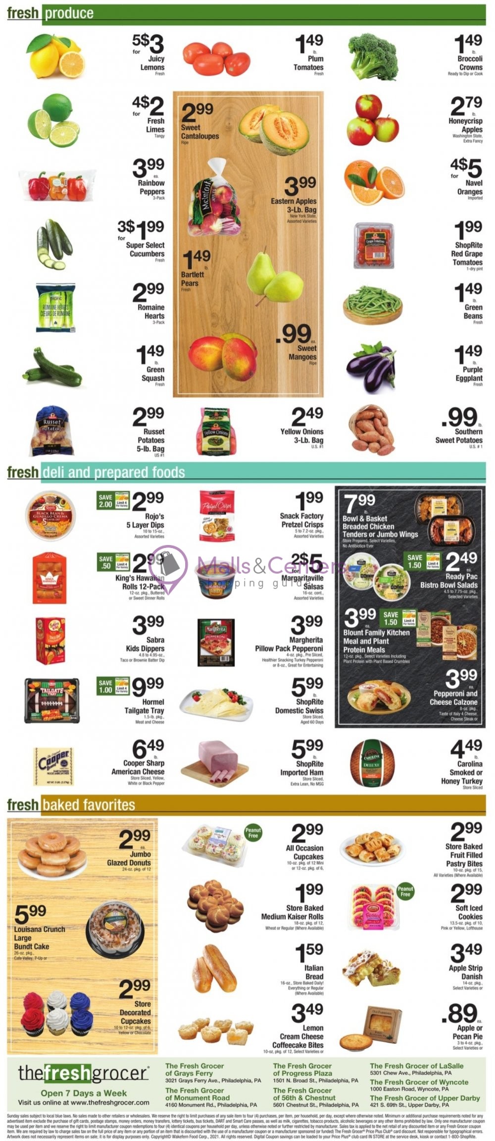 The Fresh Grocer Weekly Ad - sales & flyers specials - MallsCenters