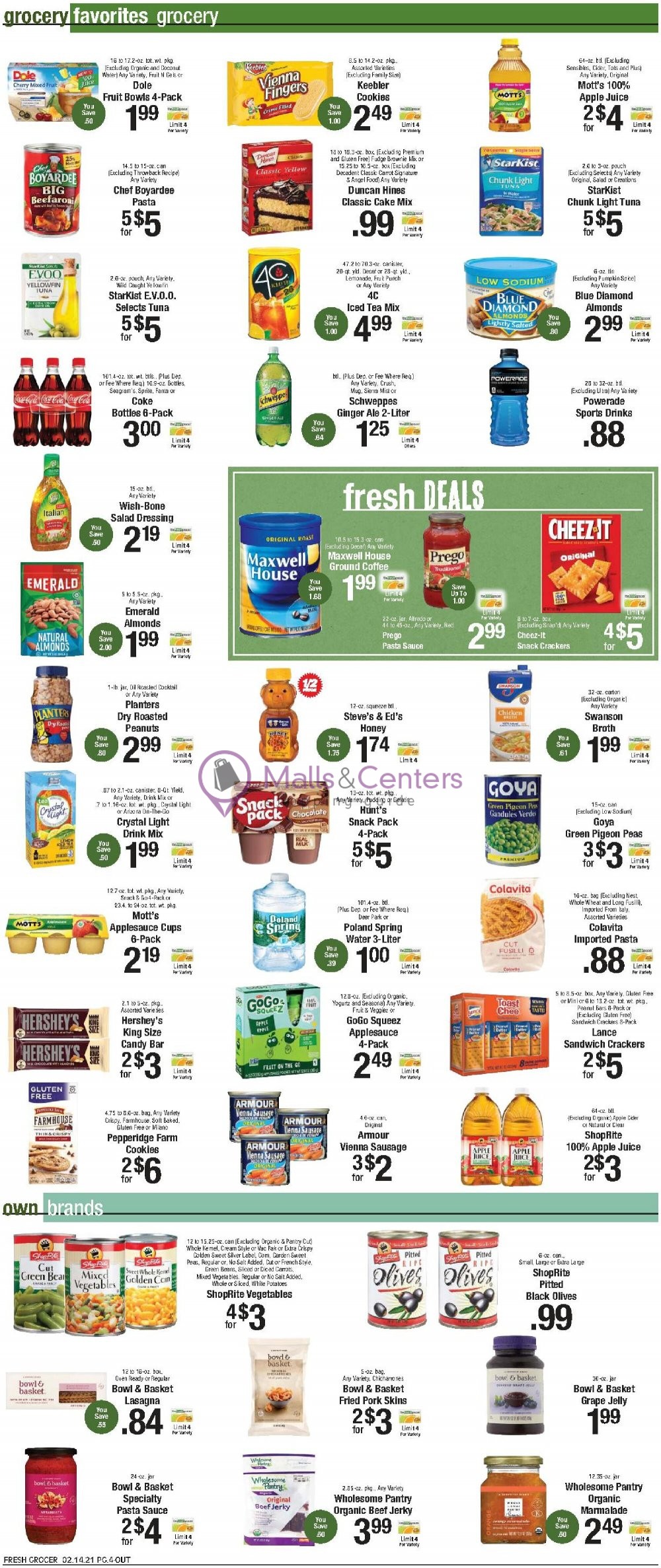 The Fresh Grocer Weekly Ad - sales & flyers specials - MallsCenters