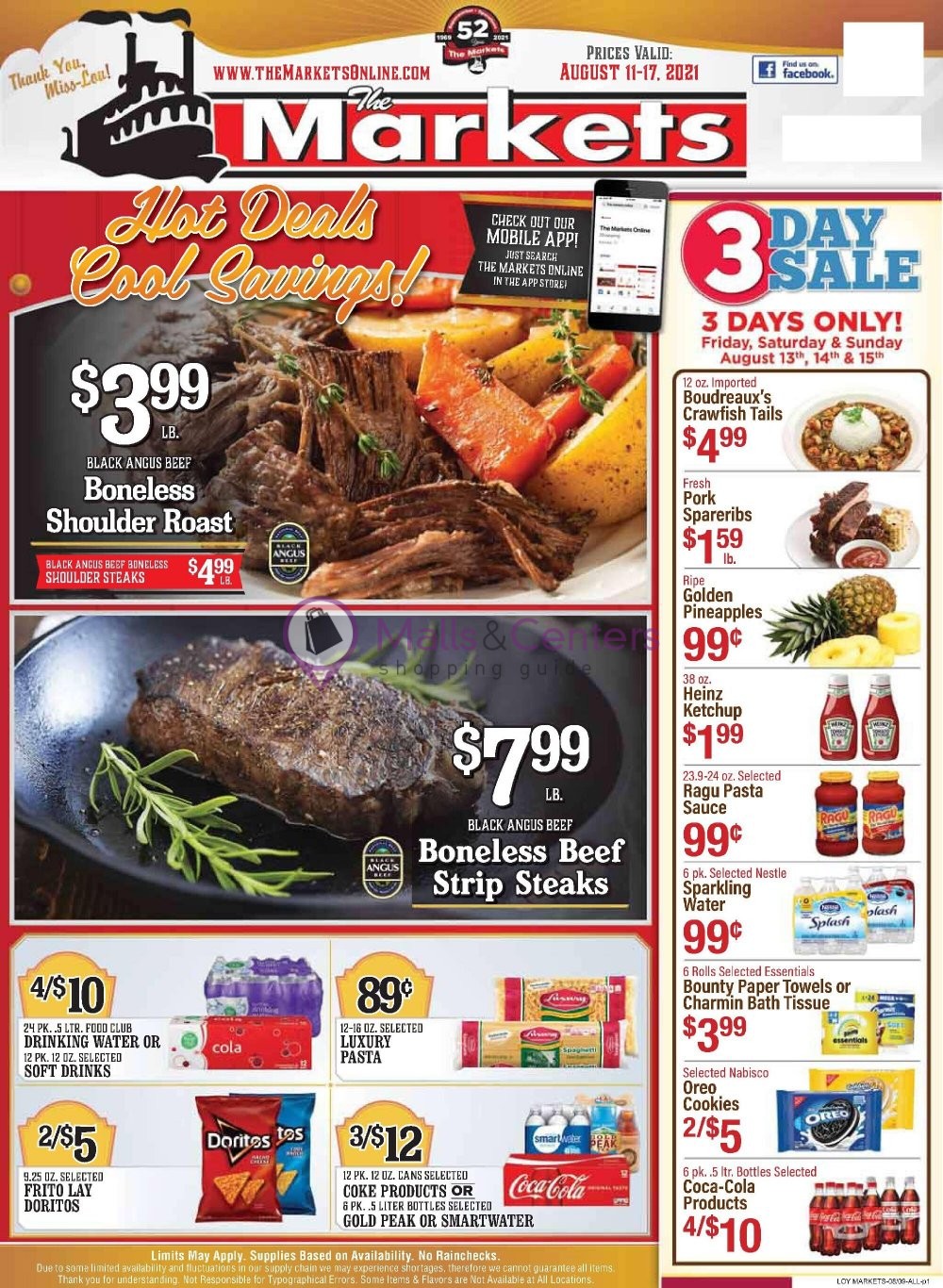The Markets Weekly Ad - sales & flyers specials - MallsCenters