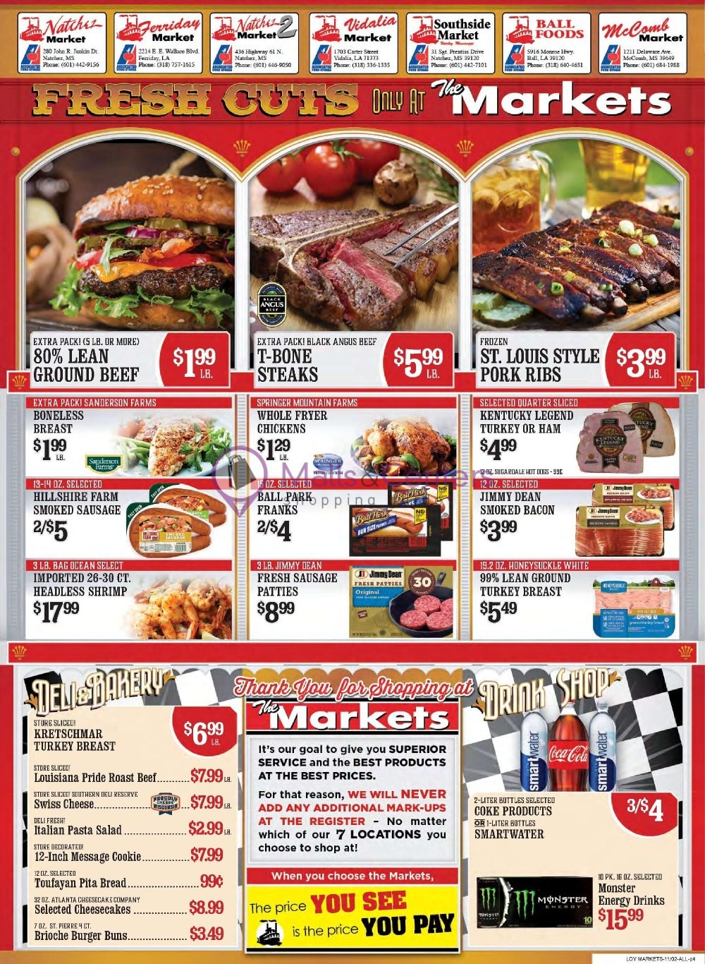 The Markets Weekly Ad - sales & flyers specials - MallsCenters
