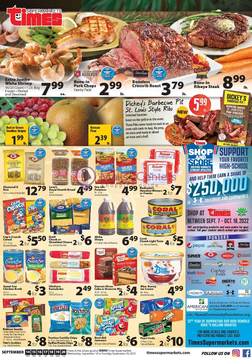 Times Supermarkets Weekly ad valid from 09/14/2022 to 09/20/2022 ...