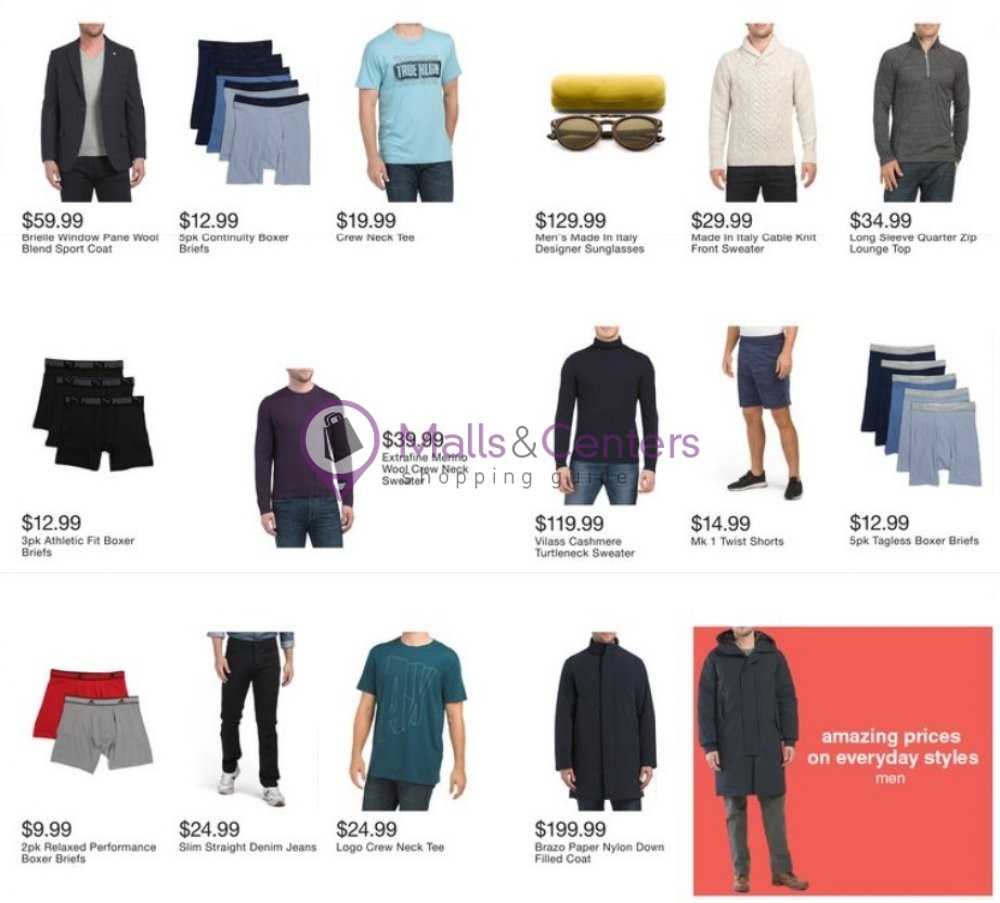 T.J.Maxx Weekly Ad - sales & flyers specials - MallsCenters