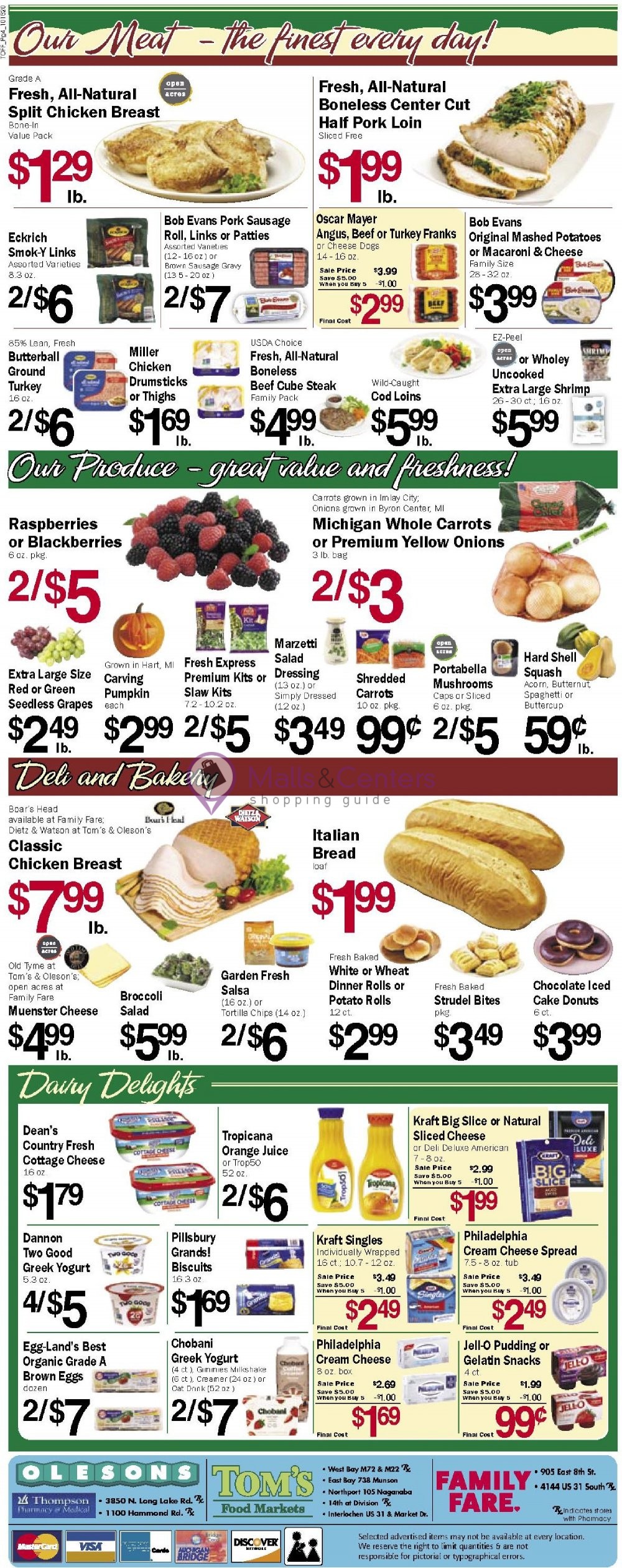 Tom's Food Markets Weekly Ad - sales & flyers specials - MallsCenters