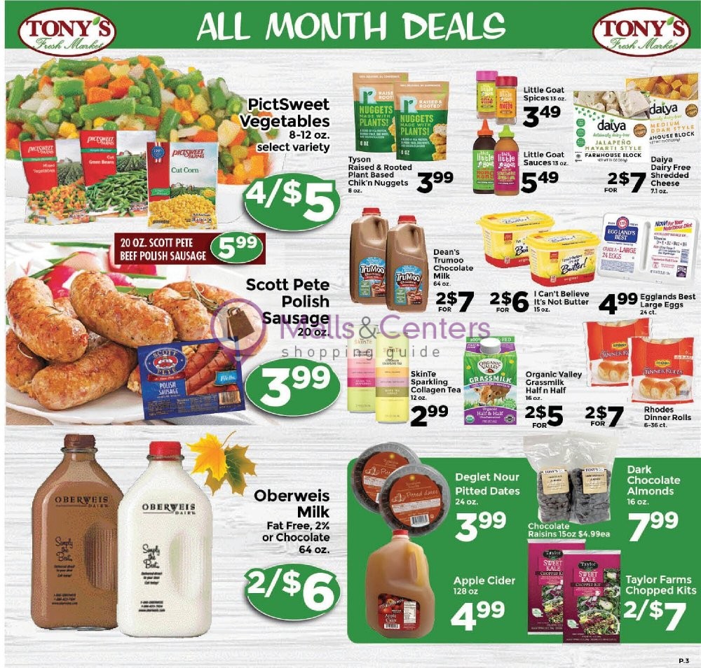 Tony's Fresh Market Weekly Ad - sales & flyers specials - MallsCenters