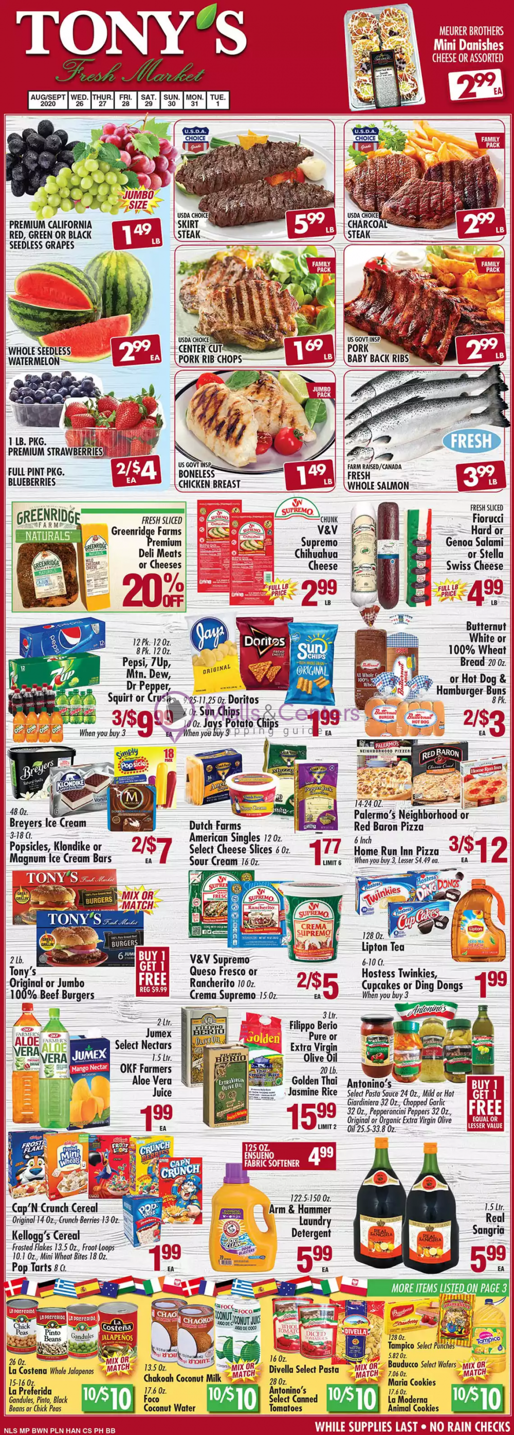 Tony's Fresh Market Weekly Ad - sales & flyers specials - MallsCenters