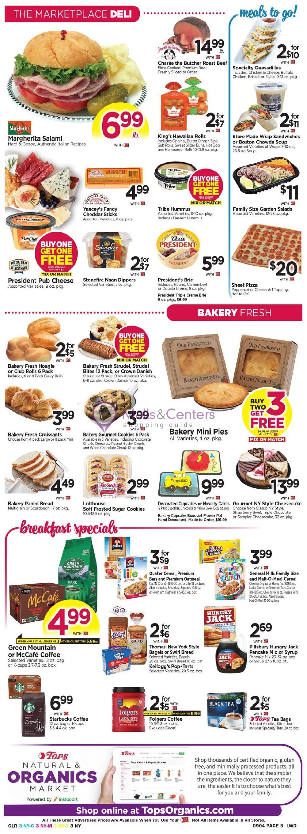 Tops Markets Weekly Ad - sales & flyers specials - MallsCenters