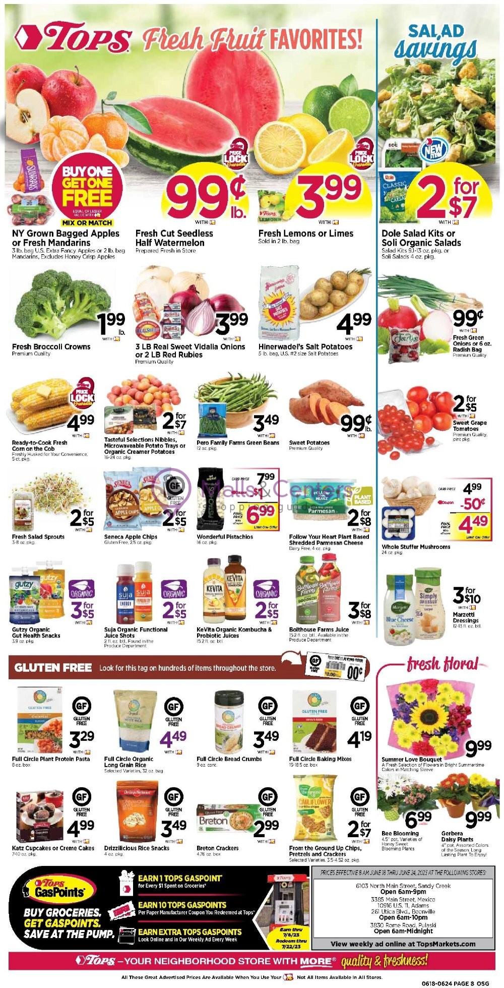 Tops Markets Weekly ad valid from 06/18/2023 to 06/24/2023 - MallsCenters