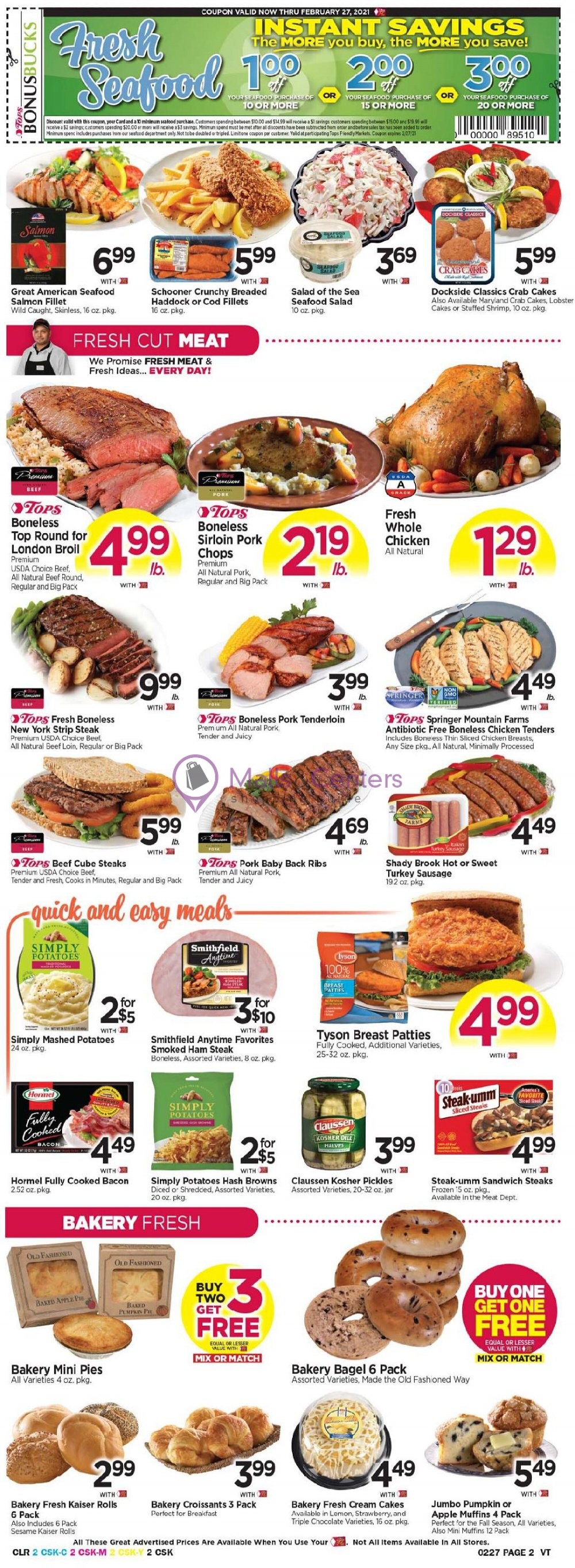 Tops Markets Weekly Ad - sales & flyers specials - MallsCenters
