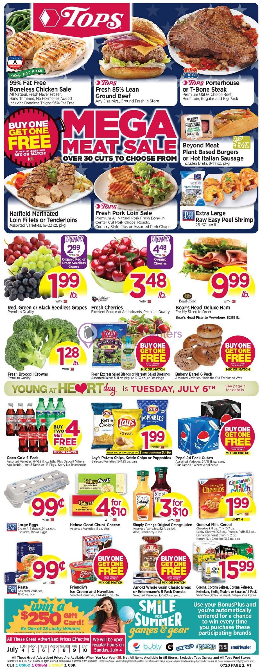 Tops Markets Weekly Ad - sales & flyers specials - MallsCenters