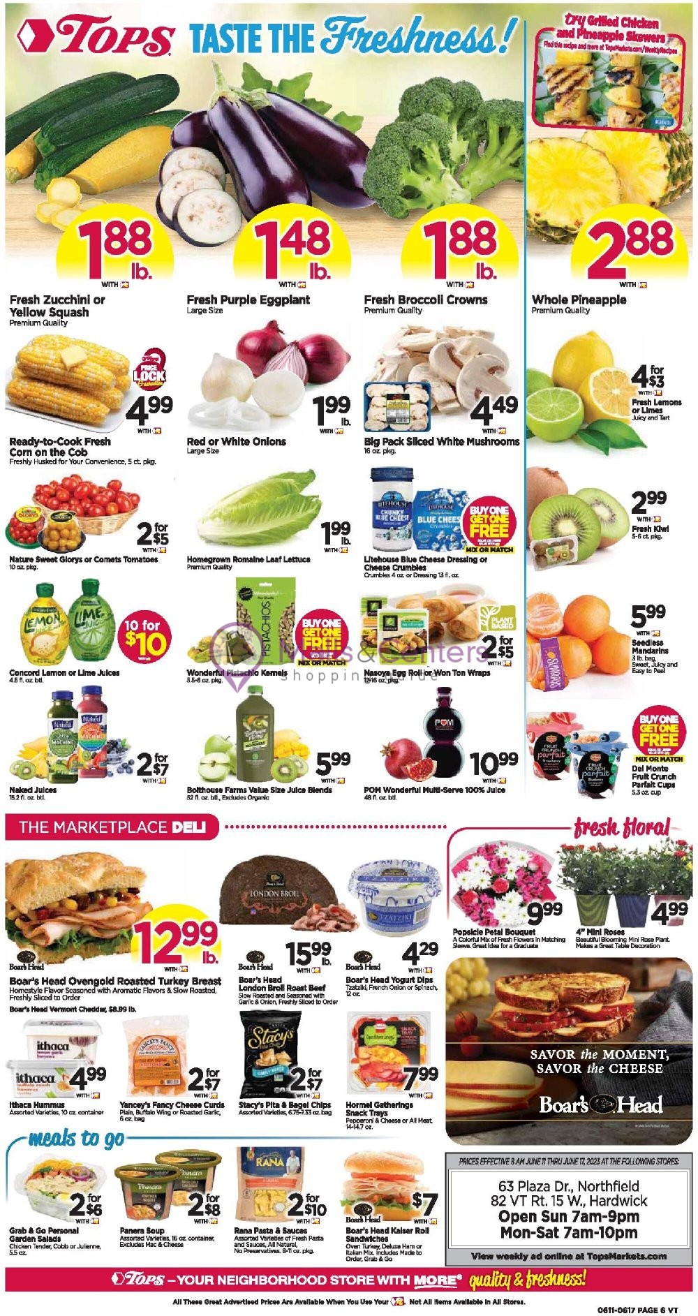 Tops Markets Weekly ad valid from 06/11/2023 to 06/17/2023 - MallsCenters