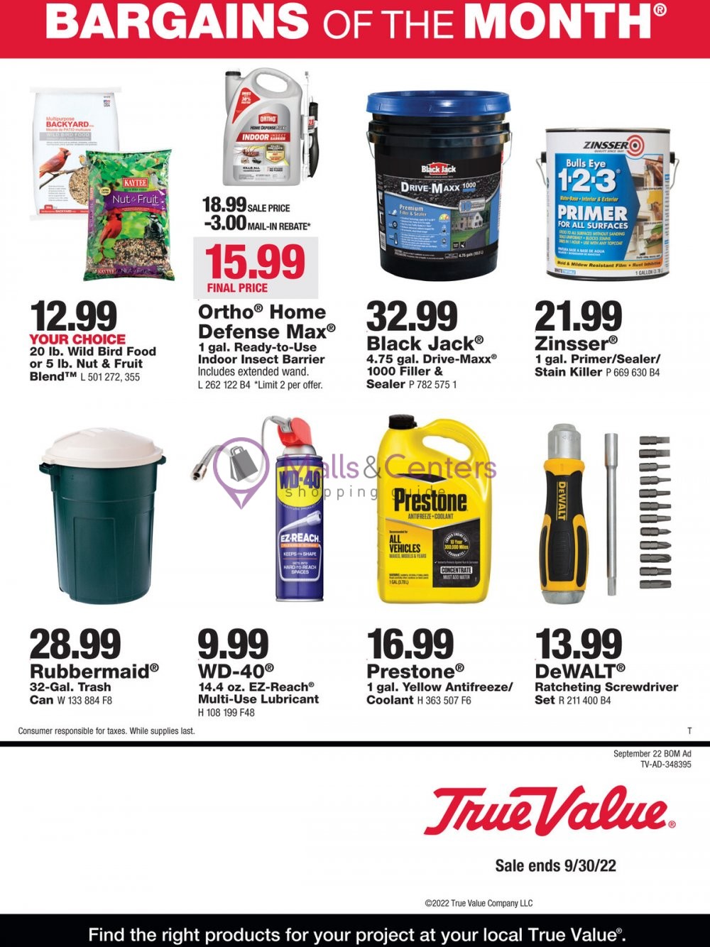 True Value Weekly Ad - sales & flyers specials - MallsCenters