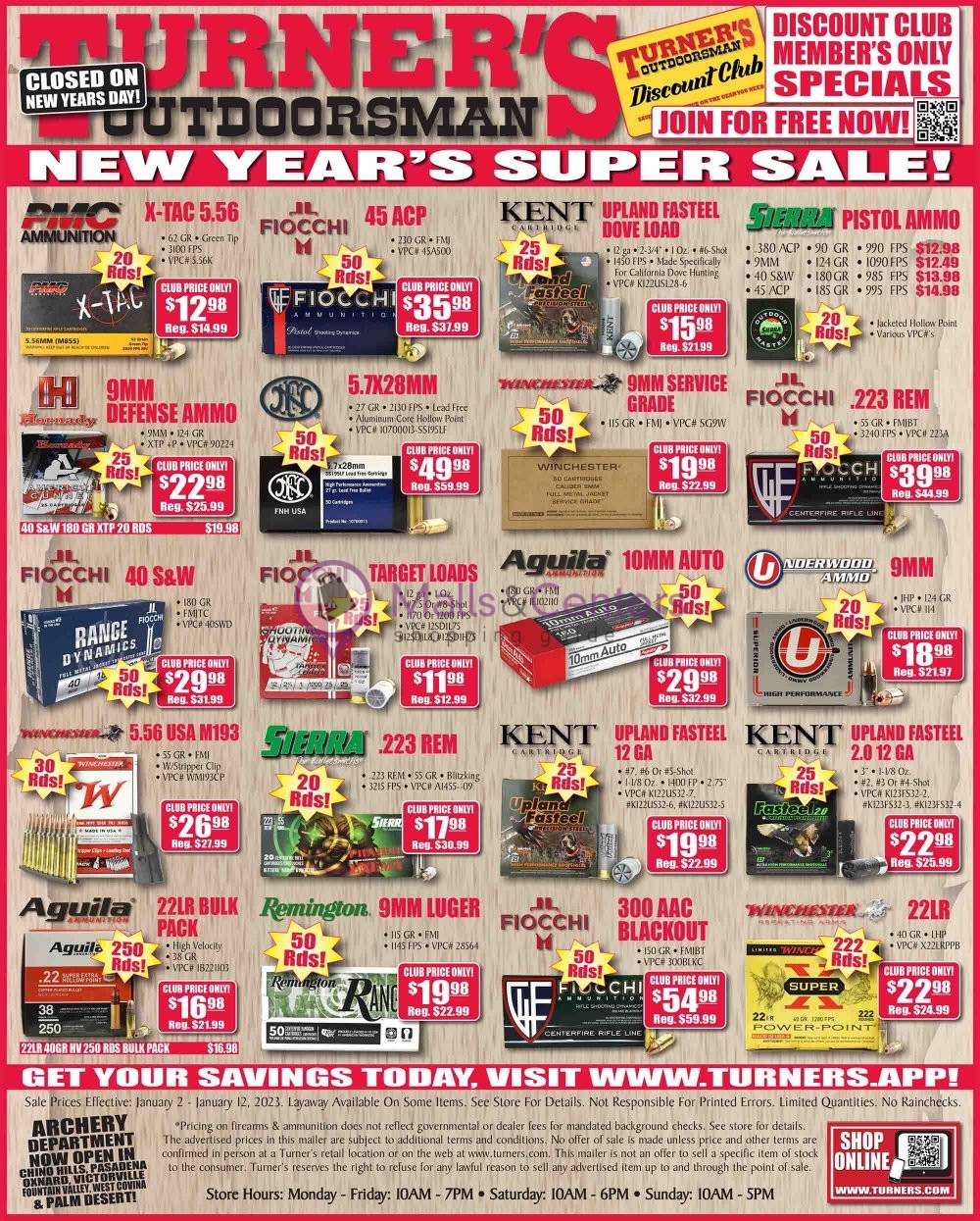 Turner's Outdoorsman Weekly Ad - sales & flyers specials - MallsCenters
