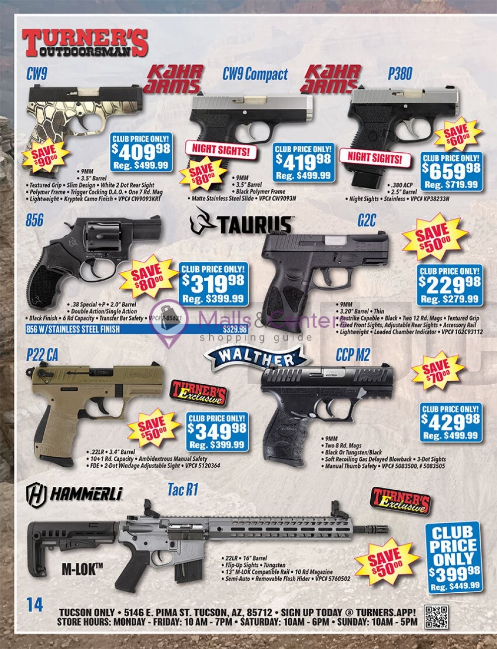 Turner's Outdoorsman Weekly Ad - sales & flyers specials - MallsCenters
