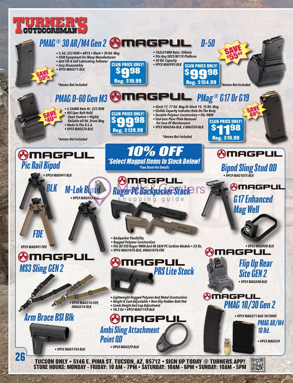 Turner's Outdoorsman Weekly Ad - sales & flyers specials - MallsCenters
