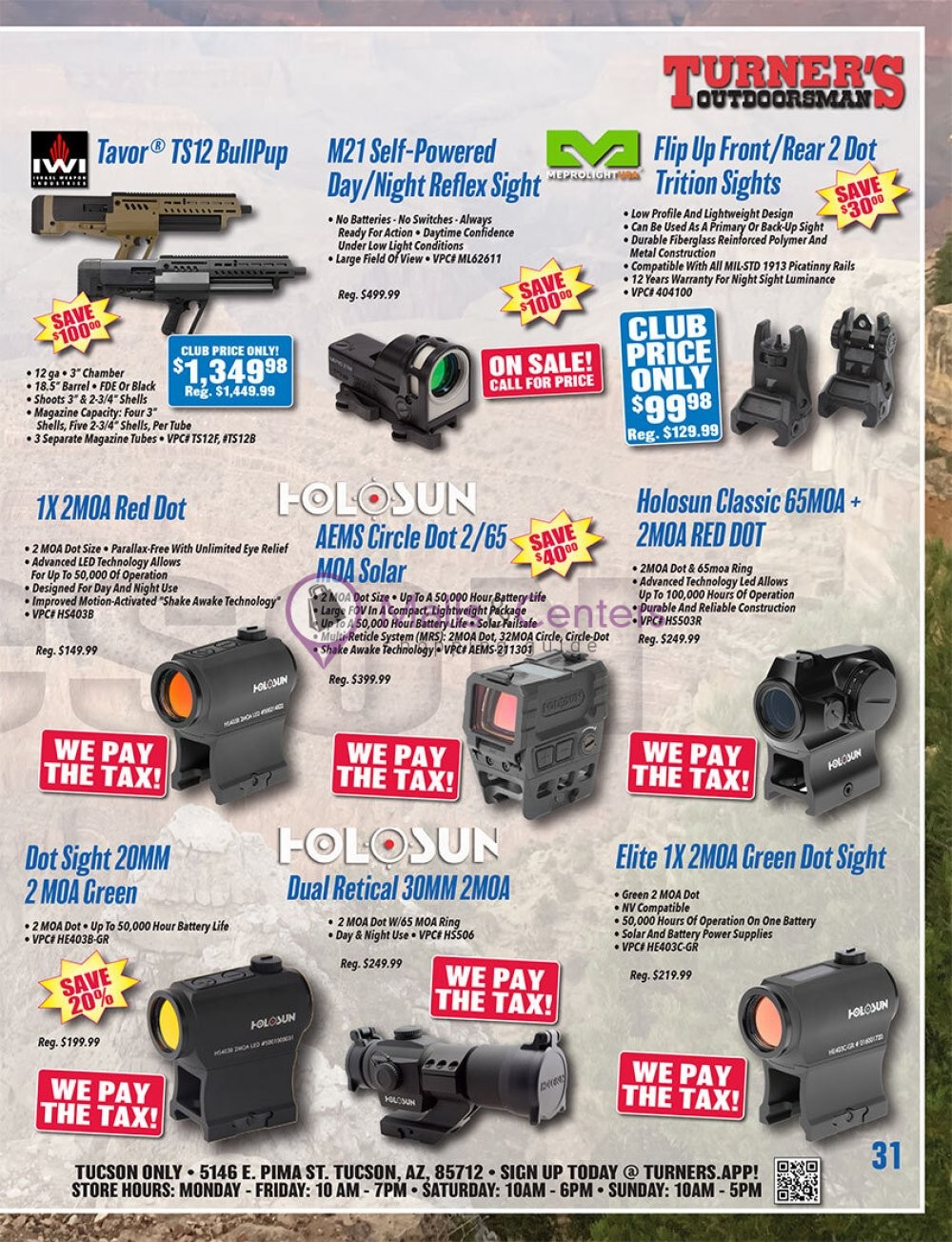 Turner's Outdoorsman Weekly Ad - sales & flyers specials - MallsCenters