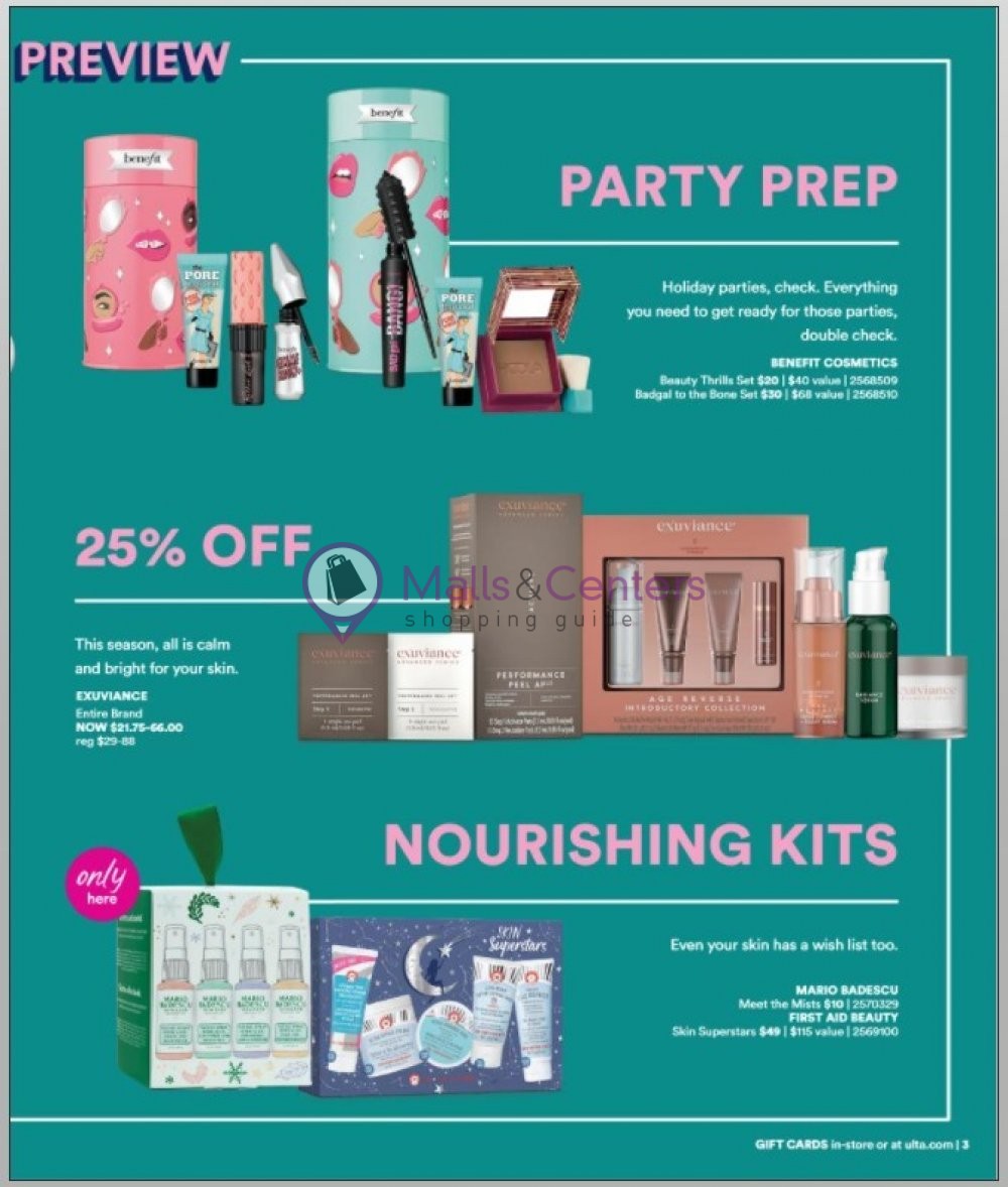 Ulta Beauty Weekly Ad - sales & flyers specials - MallsCenters