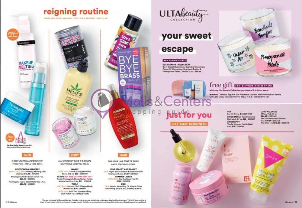 Ulta Beauty Weekly Ad - sales & flyers specials - MallsCenters