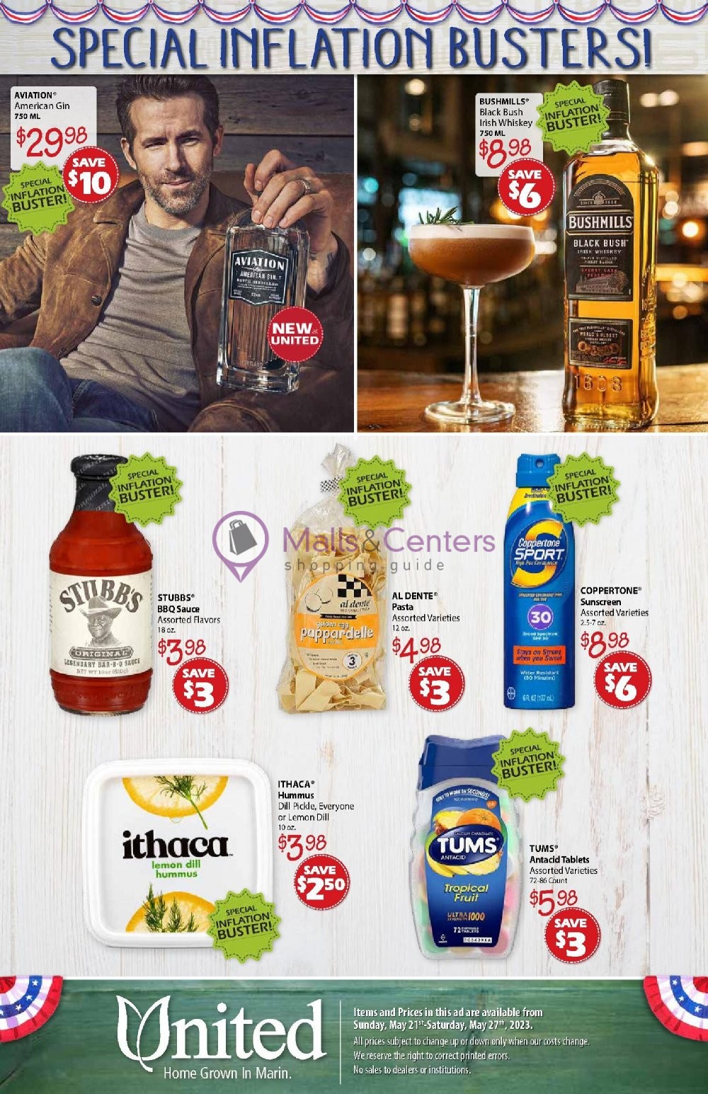 United Markets Weekly ad valid from 05/21/2023 to 05/27/2023 - MallsCenters